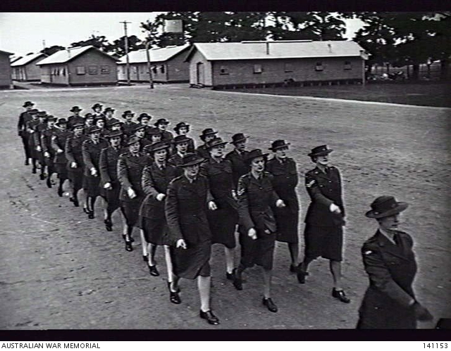Broadmeadows, Vic. 1944-05-13. Members of the Australian Women's Army ...