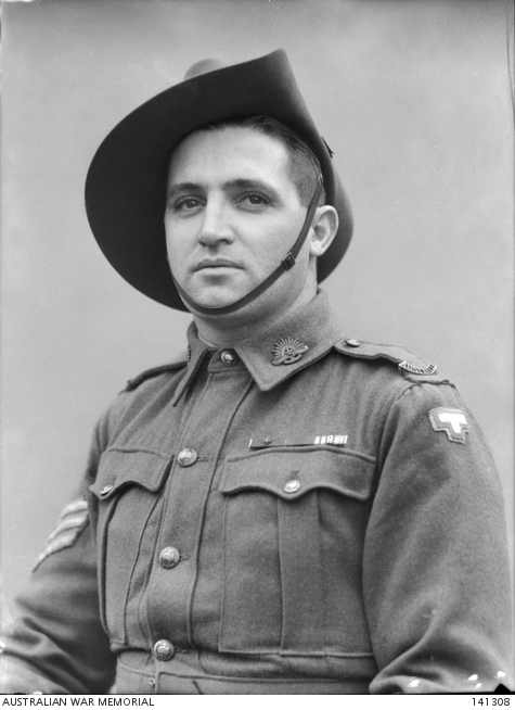 MELBOURNE, VIC. 1944-06-14. SERGEANT T. DERRICK VC DCM, 2/48TH ...
