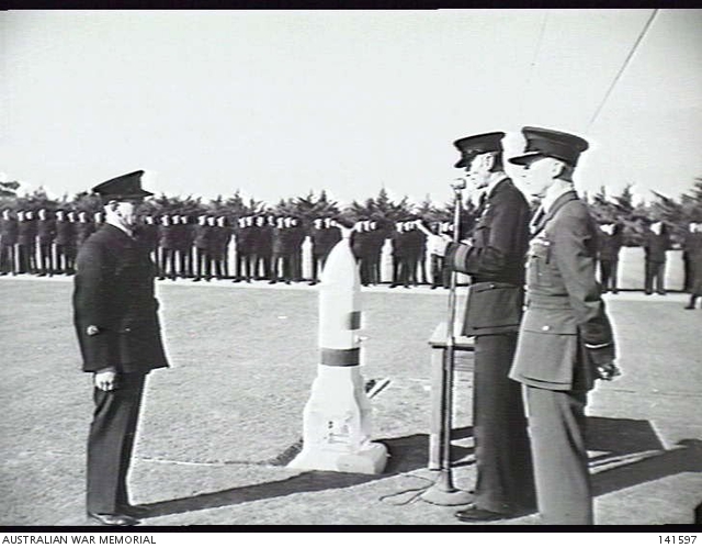 Point Cook, Vic. 1944-08-23. 250122 Wing Commander H. R. Harding, RAAF ...