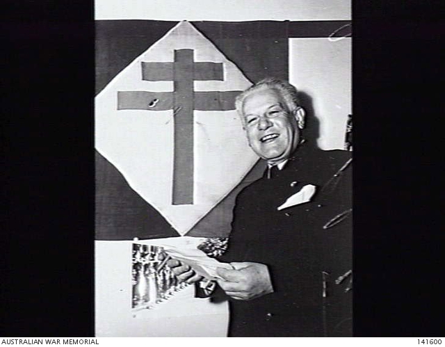 Melbourne, Vic. 1944-08-24. M. Pierre Mathis, representative in ...