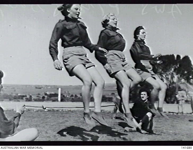 Darley, Vic. 1944-09-06. Trainee Physical Training Instructors drawn ...