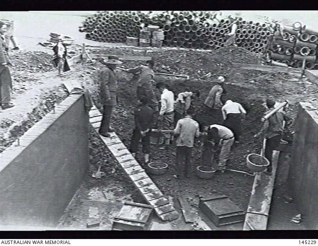 Eta Jima, Japan. 1947-11-26. Because of the acute water shortage at ...