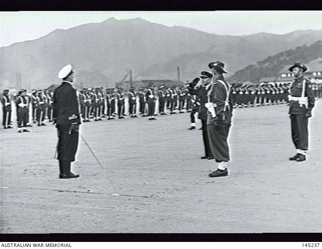Hiro, Japan. 1948-01-26. During the Australia Day parade held on 34th ...
