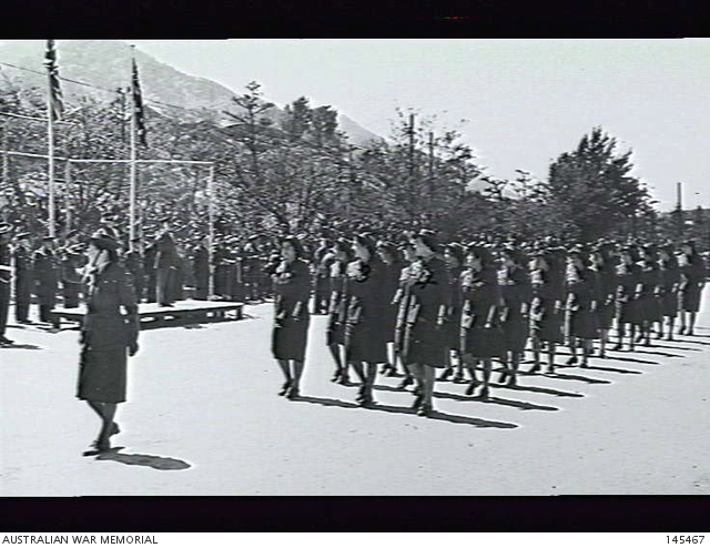 Kure, Japan. 1948-04-25. Australian Army Medical Womens Service (AAMWS ...