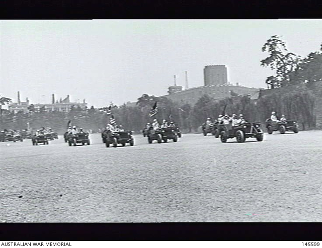 Tokyo, Japan. 1948-07-04. Commander of the US 8th Army Motor Pool ...