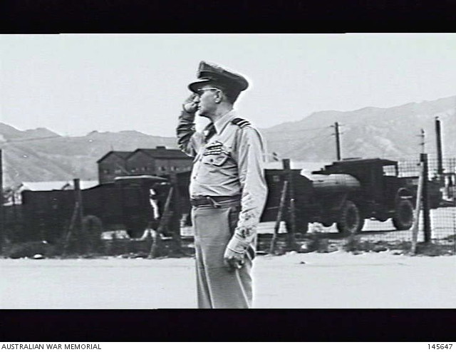 Kure, Japan. 1948-07-25. Air Marshal George Jones, CB CBE DFC, Chief of ...