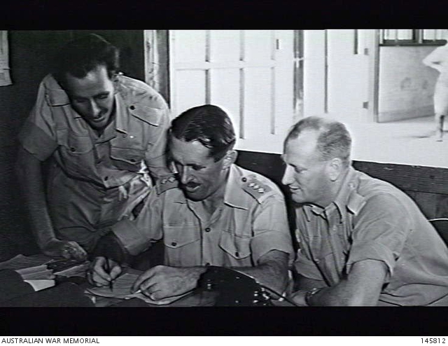 Kure, Japan. 1948-09-08. Camp Commandant NX117905 Captain A. L. Boyd ...