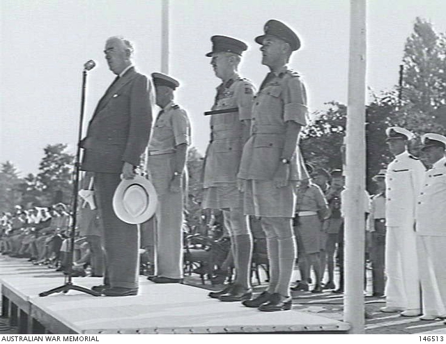 Kure, Japan. 1950-08-16. The Prime Minister, the Right Honourable ...