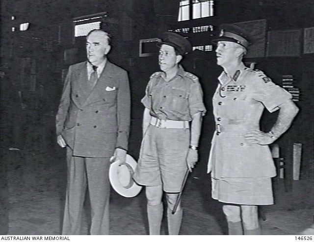 Kure, Japan. 1950-08-16. 2/49 Lieutenant Colonel A. J. Everingham ...