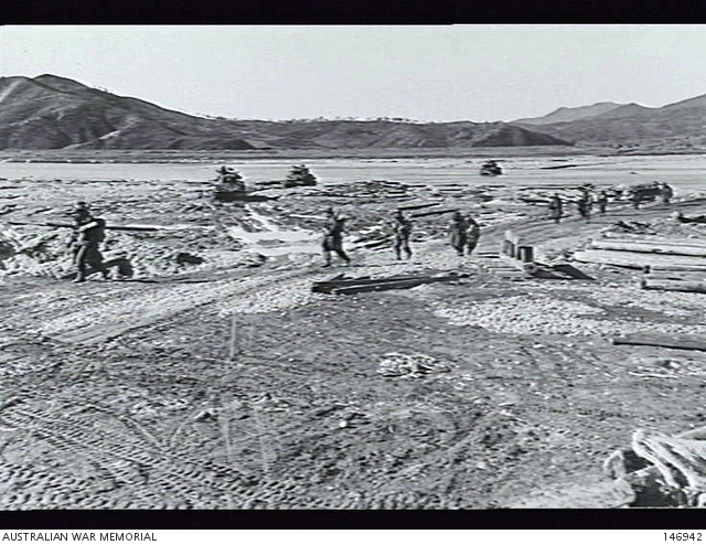 Pakchon, Korea. 1950-11-04. The withdrawal of 3rd Battalion, The Royal ...