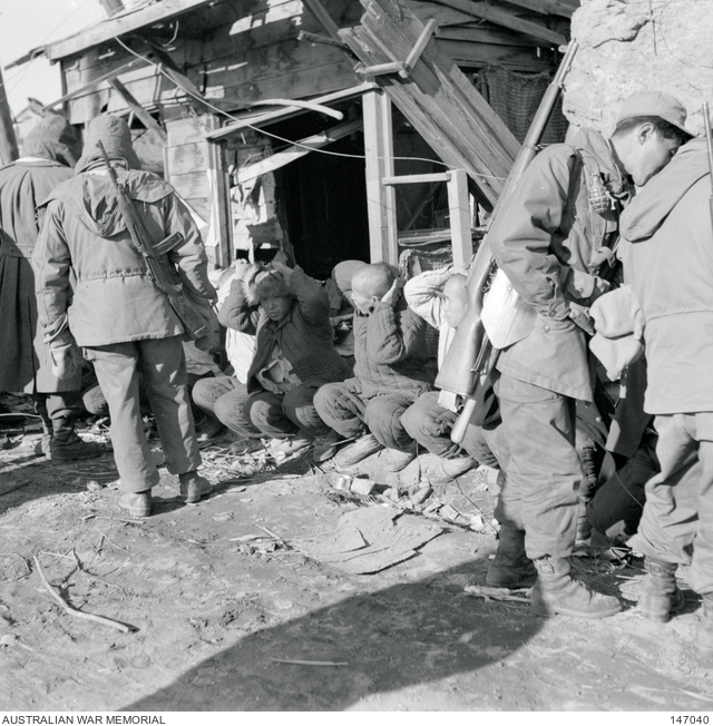 Pakchon, Korea. 1950-11. Prisoners-of-War who stated they were Korean ...