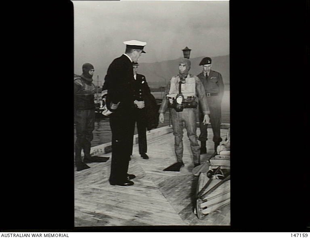 Kure, Japan. 1951-03-10. Sergeant Roy Dodds, Frogman of Marine ...