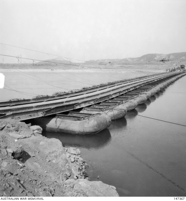 Korea. 1951-04-27. A bridge that spans the Han River. | Australian War ...