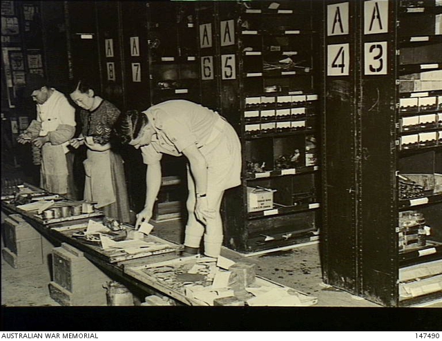 Kure, Japan. 1951. 2/1006 Warrant Officer J. R. Lucas, 1 Sub Depot ...