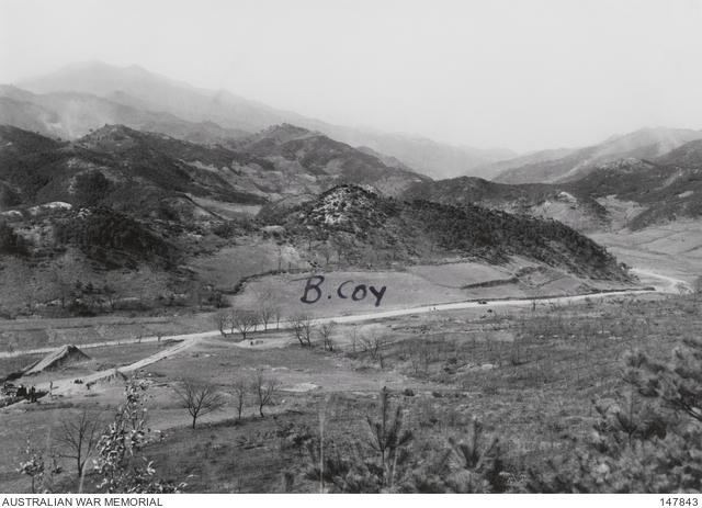 Kapyong Valley, Korea. 1952-04-16. During the Battle of Kapyong 1951-04 ...