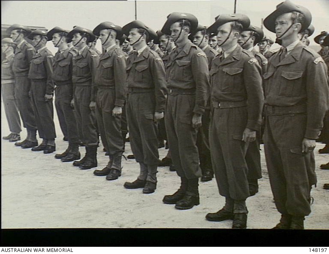 Hiro, Japan. 1952-11-11. A section of the parade during a Remembrance ...