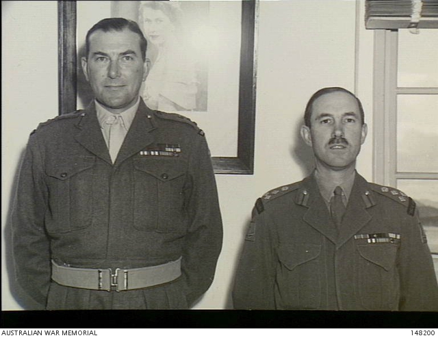 Hiro, Japan. 1952-11-11. Portrait of Brigadier R. H. Batten (Brigadier ...