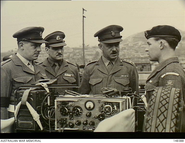 Kure, Japan. 1953-03-24. Brigadier R. H. Maxwell CB, Britcom Army ...