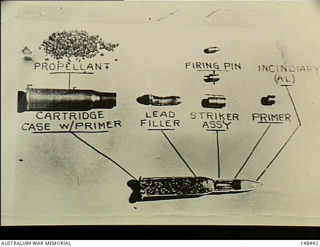 Hiro, Japan. 1953-04-30. A diagram showing details of a Russian 7.62mm ...