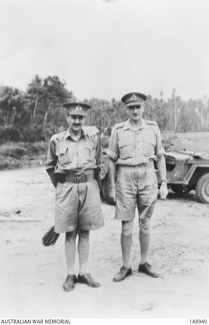 Milne Bay, New Guinea. 1942-07. PP1 Major General B. M. Morris DSO ...
