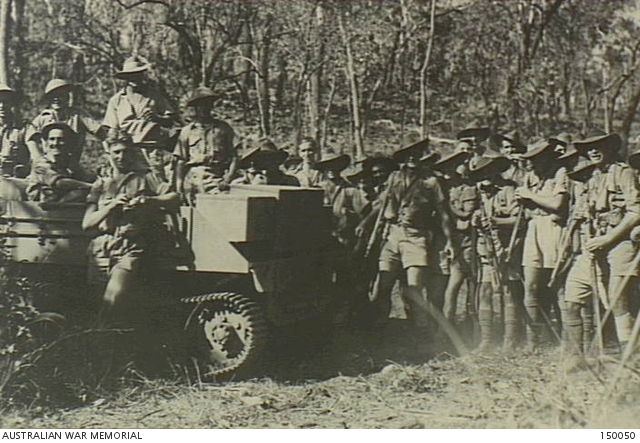 Darwin, NT. June 1942. An Australian infantry unit meets up with an ...