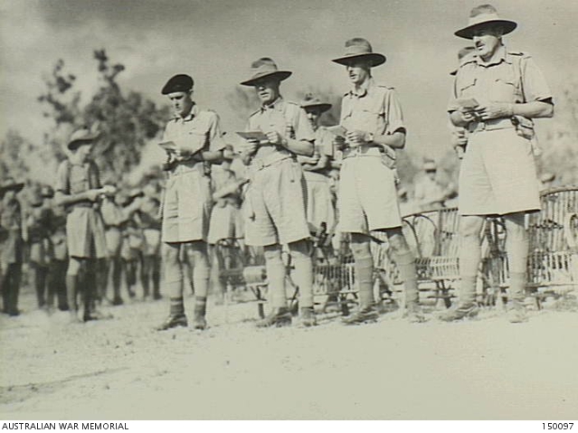 Darwin NT. 1942. Senior officers of the 6th Division, Australian ...