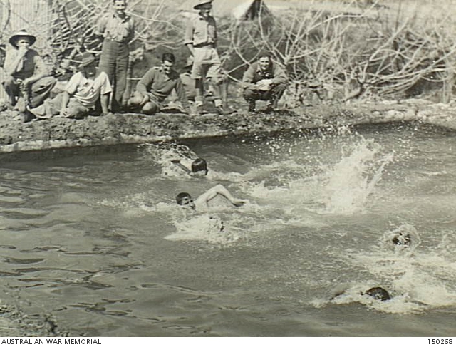 Tripoli, Syria. June 1942. Australian troops in training in Syria take ...