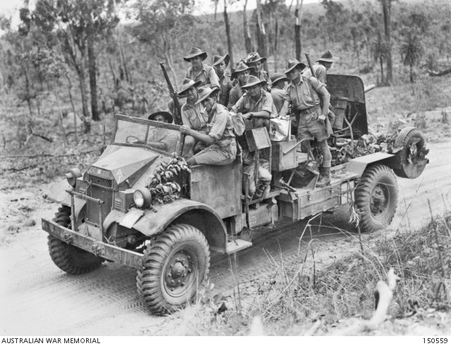Darwin, NT. September 1942. A mobile anti-tank (or tank attack) unit ...