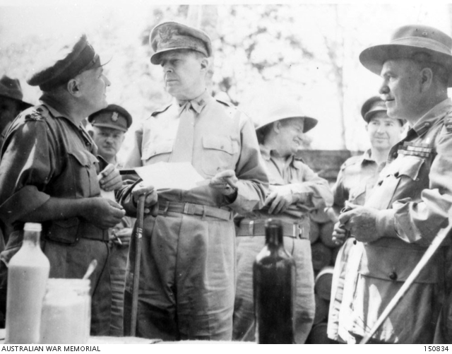 New Guinea. October 1942. Major General G. S. Allen, Commander ...