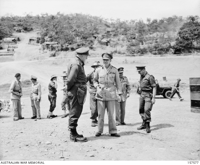Majon'ni, Korea. 1953-05-19. Chief of the General Staff Lieutenant ...