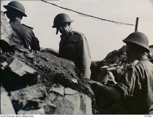 Majon'ni, Korea. 1953-05-19. An inspection being carried out by ...