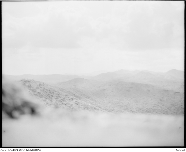 Chinese positions in the mountains from tunnelled observation post on ...