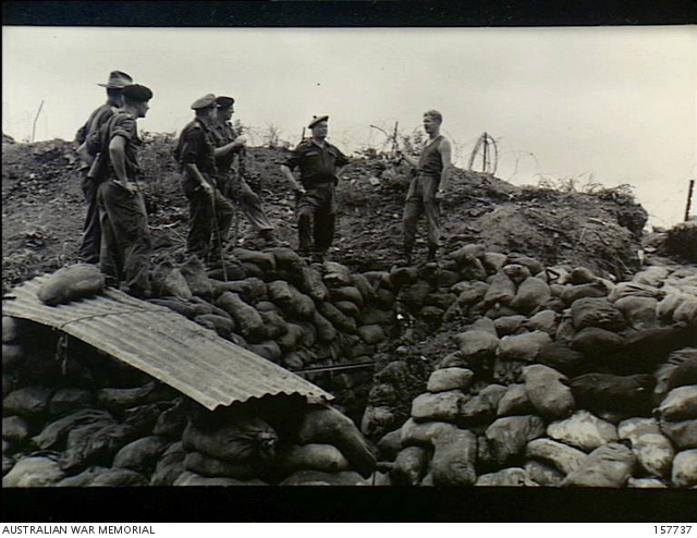 Majon'ni, Korea. 1953-07-28. Major General West (third from right ...