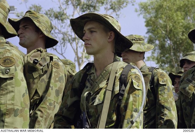 Palmerston, NT. 20 September 1999. Private Daniel Brauman, probably of ...