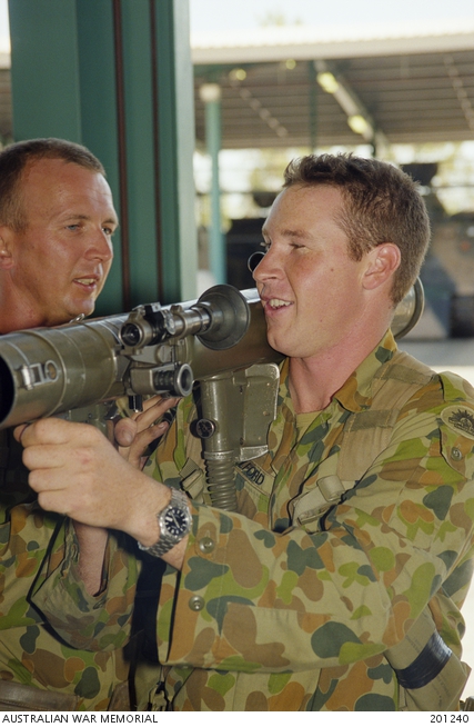 A soldier of the 5th/7th Battalion (Mechanised), The Royal Australian ...