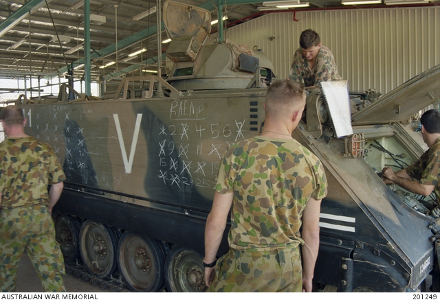 Soldiers of the 5th/7th Battalion (Mechanised), The Royal Australian ...