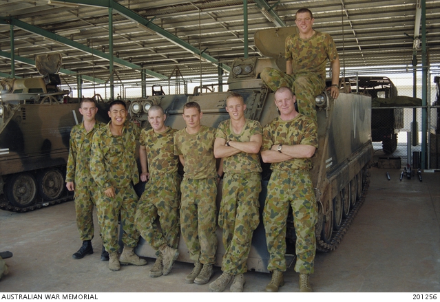 Members of the 5th/7th Battalion (Mechanised), The Royal Australian ...