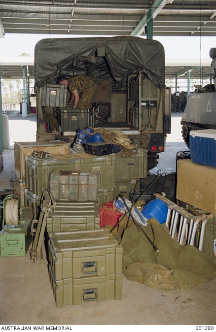 Members of the 5th/7th Battalion (Mechanised), The Royal Australian ...