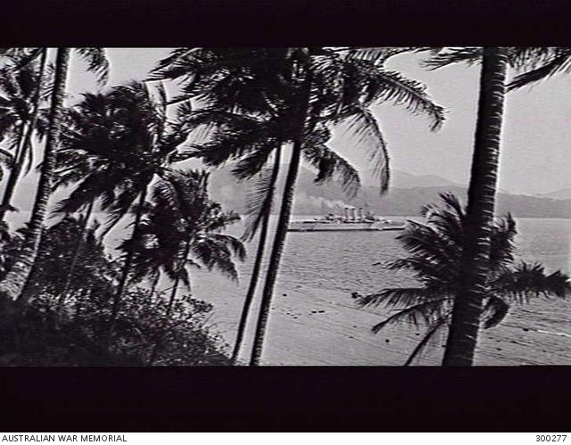 SAMARAI, NEW GUINEA. 1932-09-21. STARBOARD SIDE VIEW OF THE HEAVY ...
