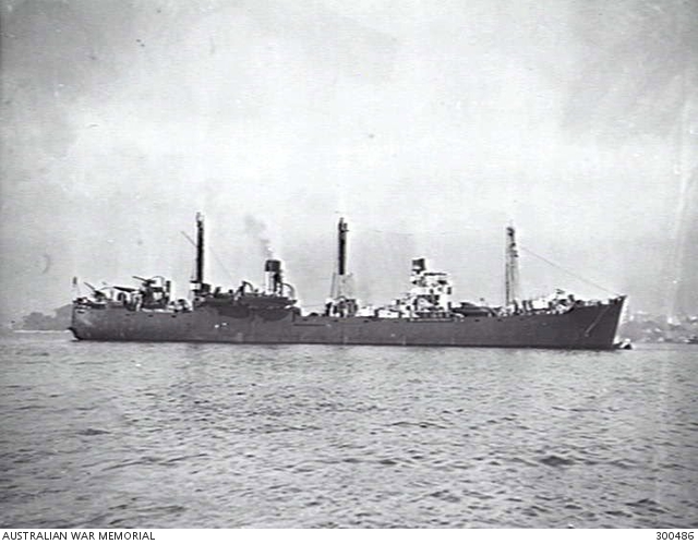 SYDNEY, NSW. STARBOARD SIDE VIEW OF THE AUXILIARY MINELAYER HMAS ...
