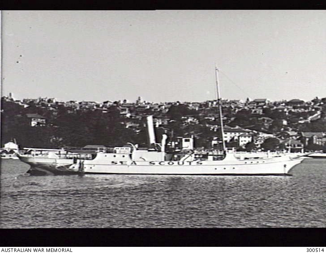 SYDNEY, NSW. STARBOARD SIDE VIEW OF THE PILOT VESSEL CAPTAIN COOK WHICH ...