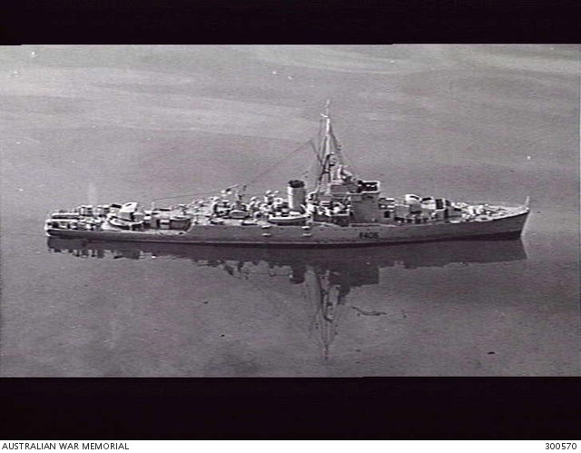 PHOTOGRAPH OF MODEL OF HMAS CULGOA WHICH WAS BUILT BY A. HOGBEN OF ...
