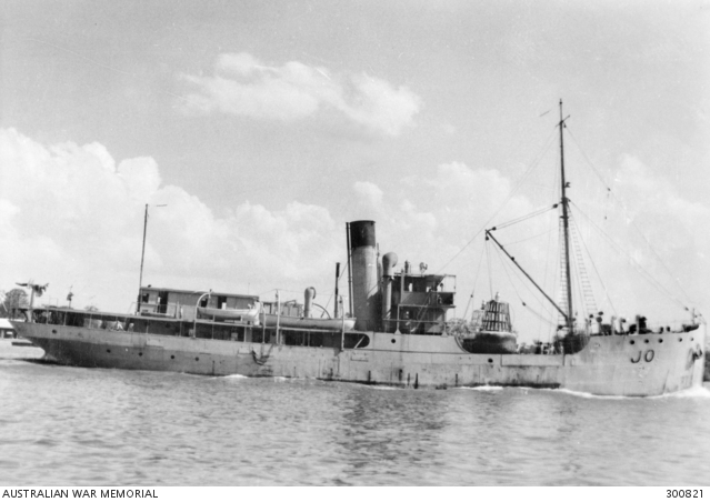 BRISBANE, QLD. 1944-03-15. STARBOARD BROADSIDE VIEW OF THE PILOT VESSEL ...