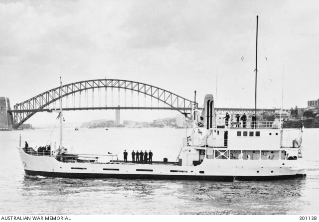 SYDNEY, NSW. PORT SIDE VIEW OF THE SURVEY SHIP (SMALL) HMAS PALUMA (III ...