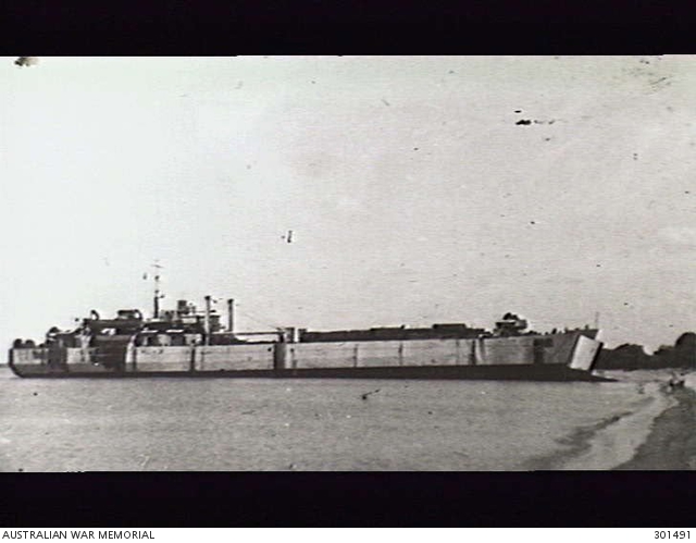 STARBOARD SIDE VIEW OF THE LANDING SHIP, TANK (LST) 3017, WHICH WAS ...