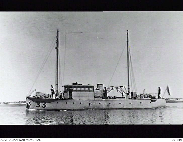 PORT ADELAIDE, SA. 1944-03. PORT SIDE VIEW OF THE NAVAL AUXILIARY ...