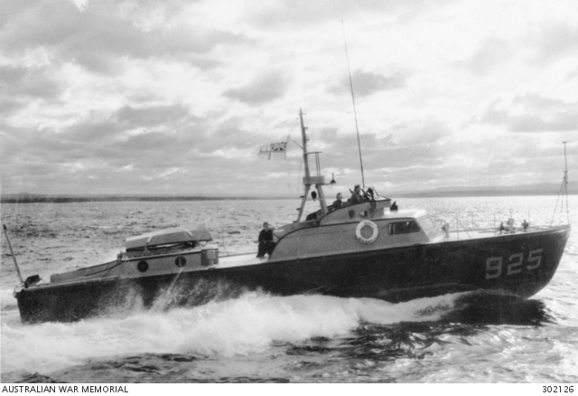 JERVIS BAY, ACT. 1954-08. STARBOARD BROADSIDE VIEW OF THE AIR/SEA ...