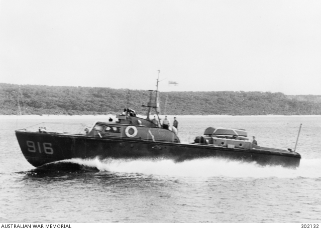 JERVIS BAY, ACT. C.1954-08. PORT BROADSIDE VIEW OF THE AIR/SEA RESCUE ...