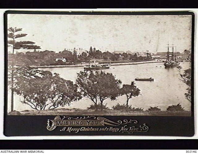 SYDNEY, NSW. C.1888. STARBOARD BOW VIEWS OF THE SCREW CORVETTES HMS ...