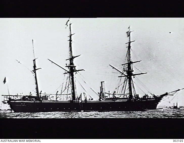C. 1878. STARBOARD SIDE VIEW OF THE SLOOP HMS CORMORANT. (NAVAL ...